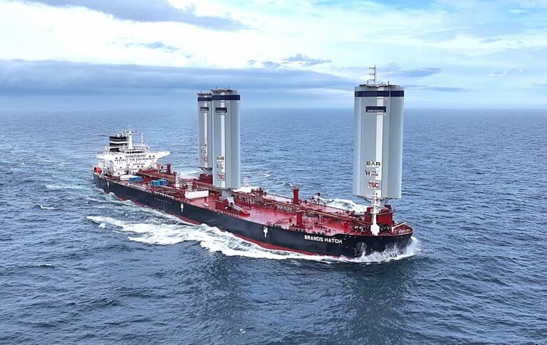 World’s First Wind-Assisted Tanker Launched in China - Brightsea Resources